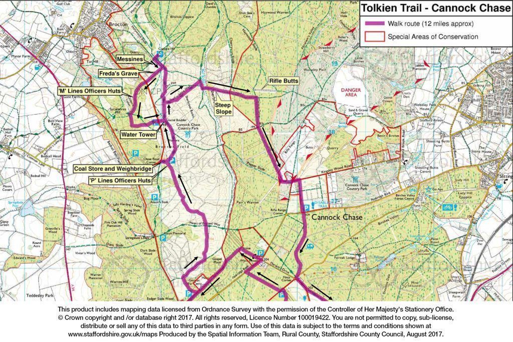 Tolkien Trail - Our Beautiful Stafford Borough