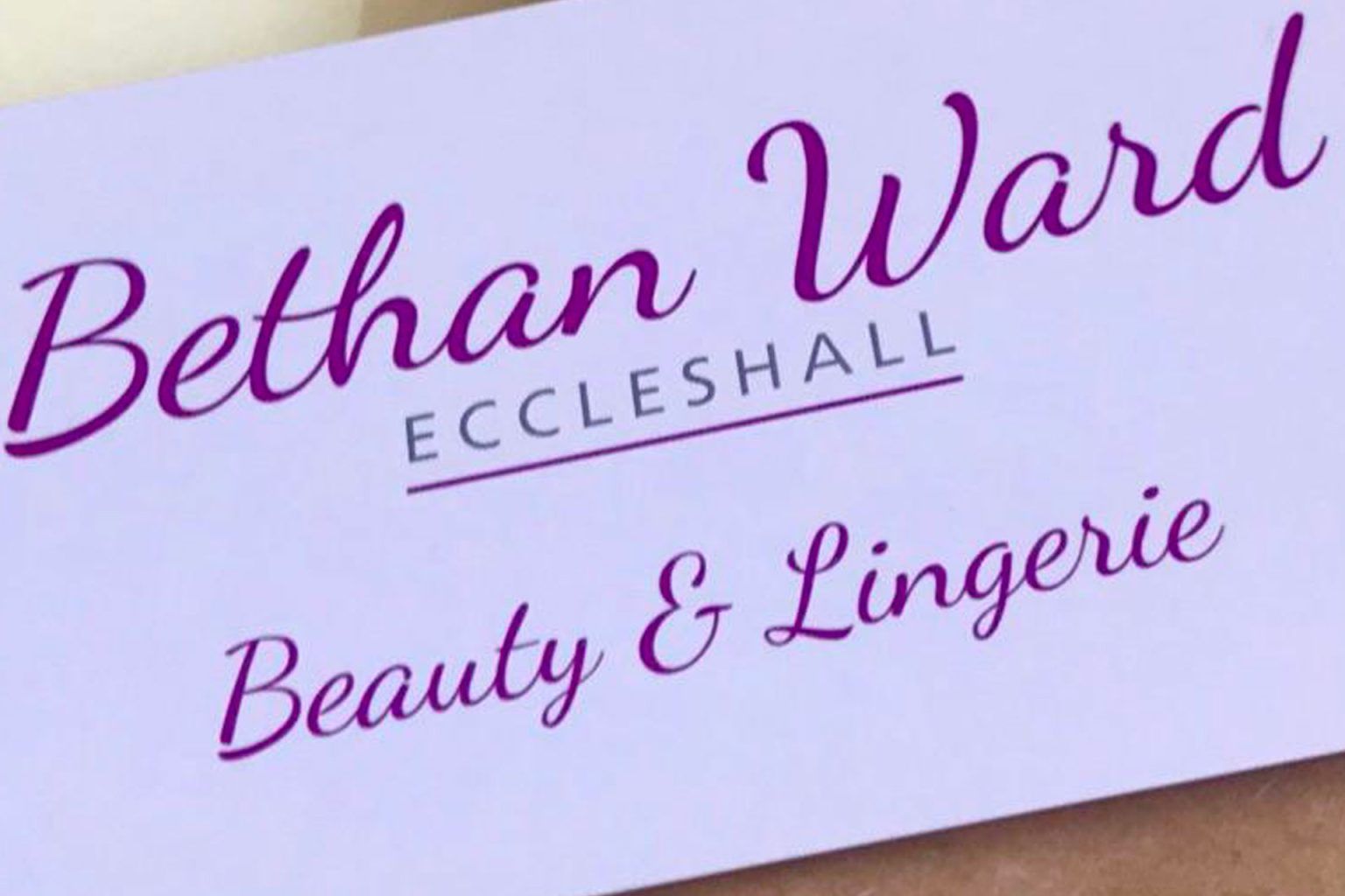 Bethan Ward - Our Beautiful Stafford Borough