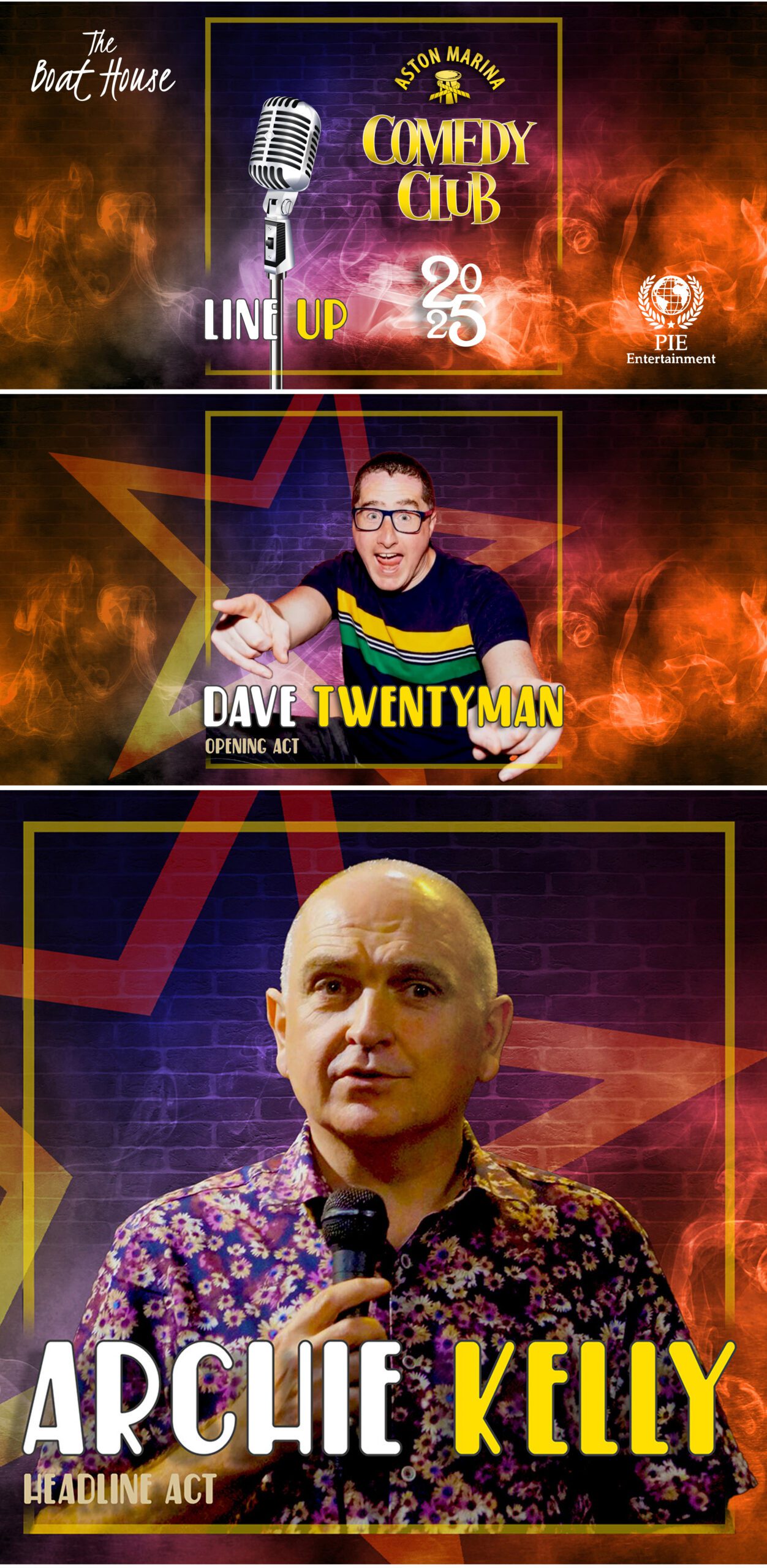 Aston Marina Comedy Club - Archie Kelly - Our Beautiful Stafford Borough